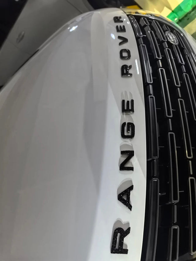 Black Bling Range Rover Decal - Front or Rear