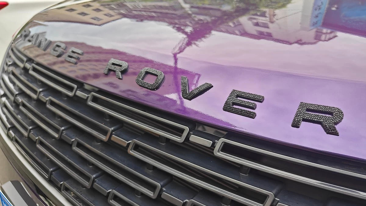 Black Bling Range Rover Decal - Front or Rear