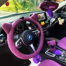 Cat Themed Car Accessories-Purple