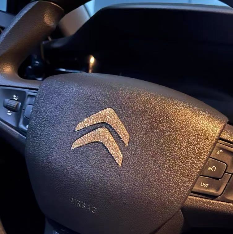 Citroen Bling Rhinestone Sticker Decal