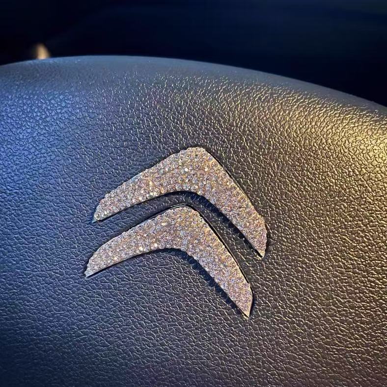 Citroen Bling Rhinestone Sticker Decal