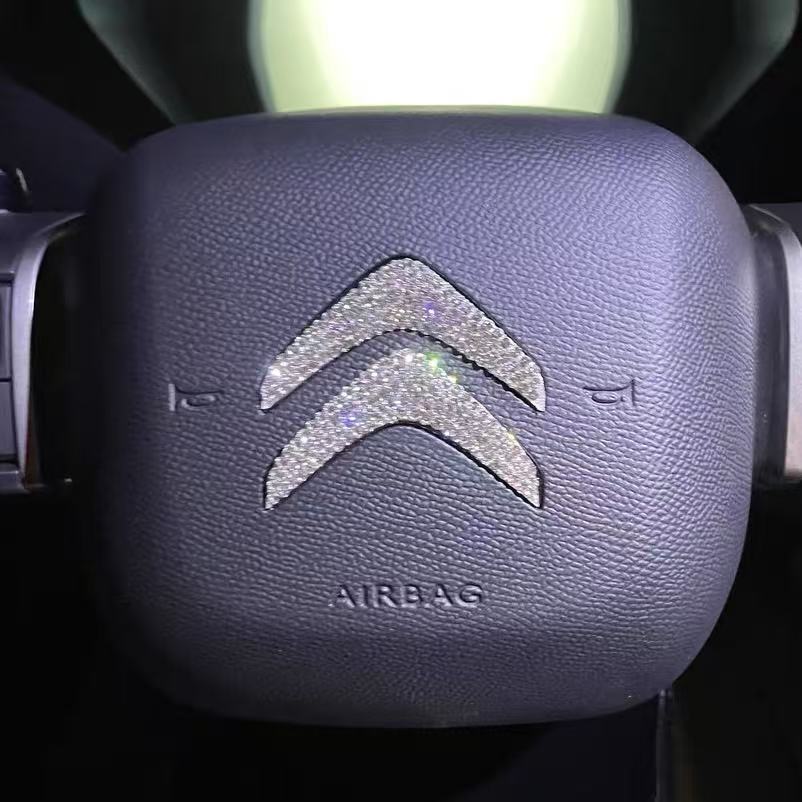 Citroen Bling Rhinestone Sticker Decal