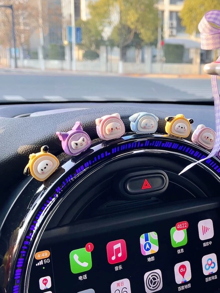 BMW Mini Cooper Dashboard Cute Cartoon Decoration (7x)