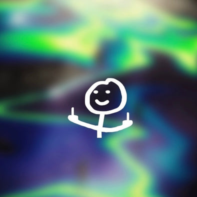 Funny Car Decal Middle finger reflective sticker – Carsoda