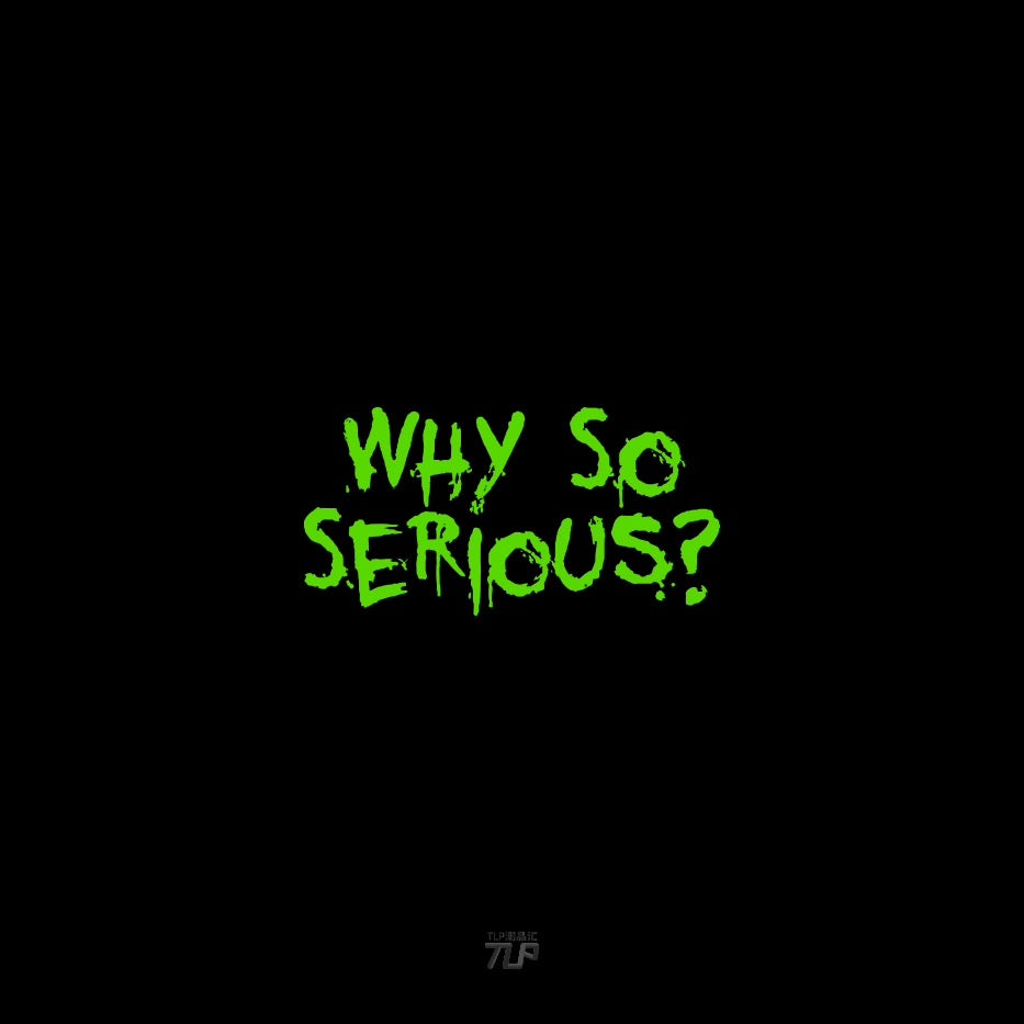 Funny Car Decal Why So Serious Joker Reflective sticker