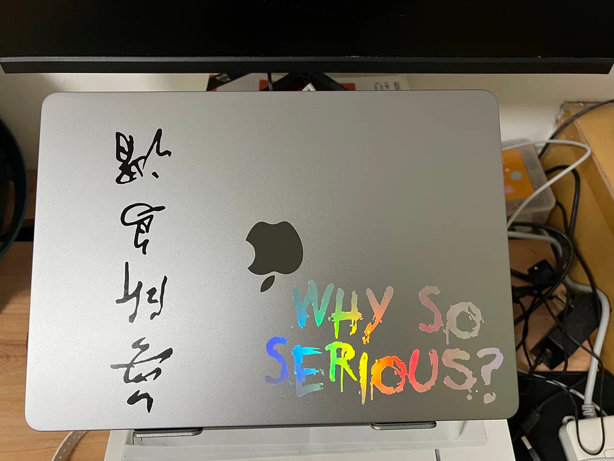 Funny Car Decal Why So Serious Joker Reflective sticker