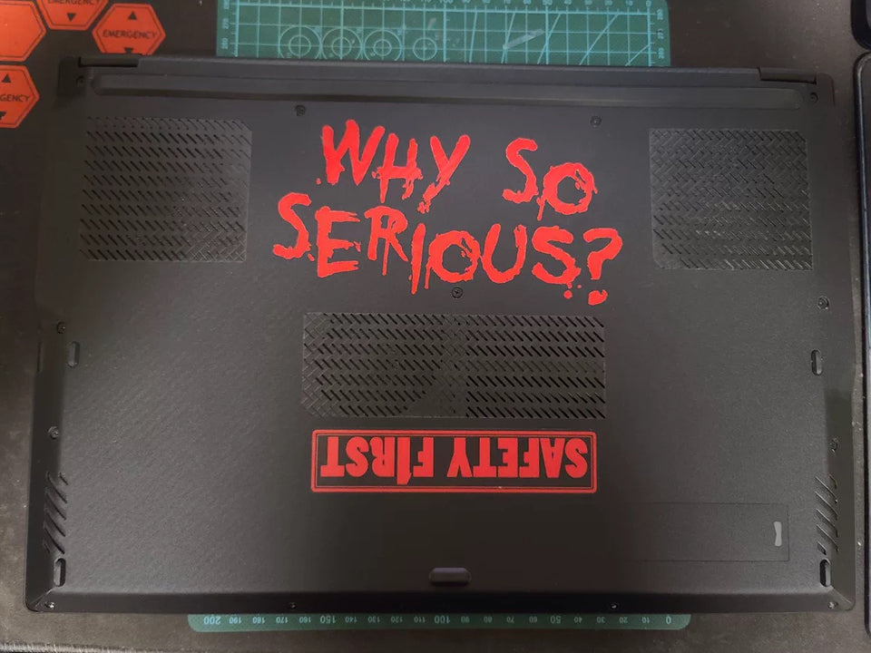 Funny Car Decal Why So Serious Joker Reflective sticker
