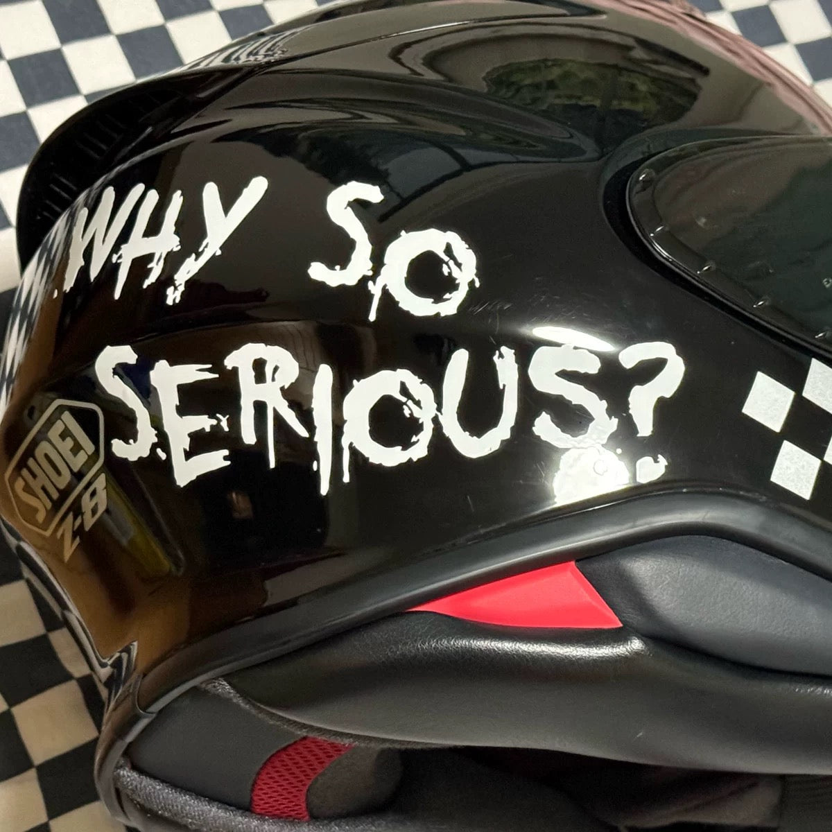 Funny Car Decal Why So Serious Joker Reflective sticker