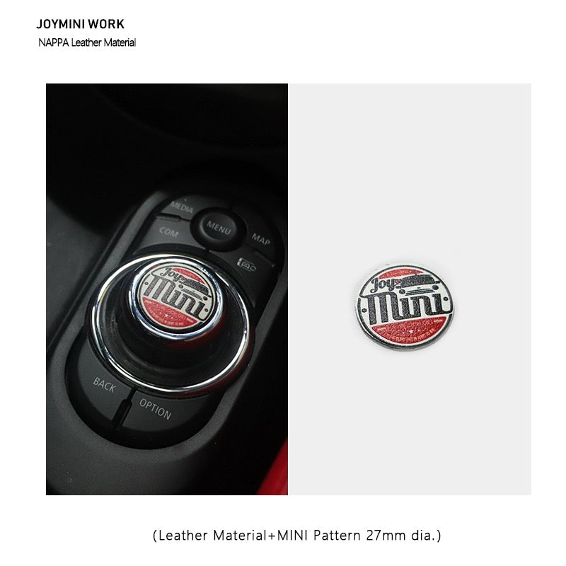 Smiley Jack Union I love Mini Checkers Media Button Leather Sticker De ...