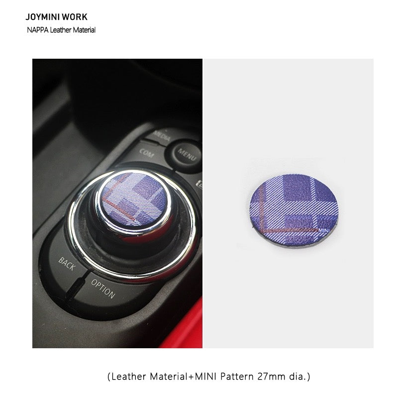 Smiley Jack Union I love Mini Checkers Media Button Leather Sticker De ...
