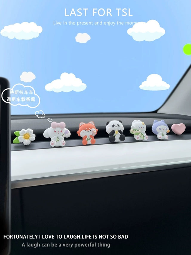 Pack of 4 Tesla Model S 3 X Y Air vent Clip Air Freshener Adapter