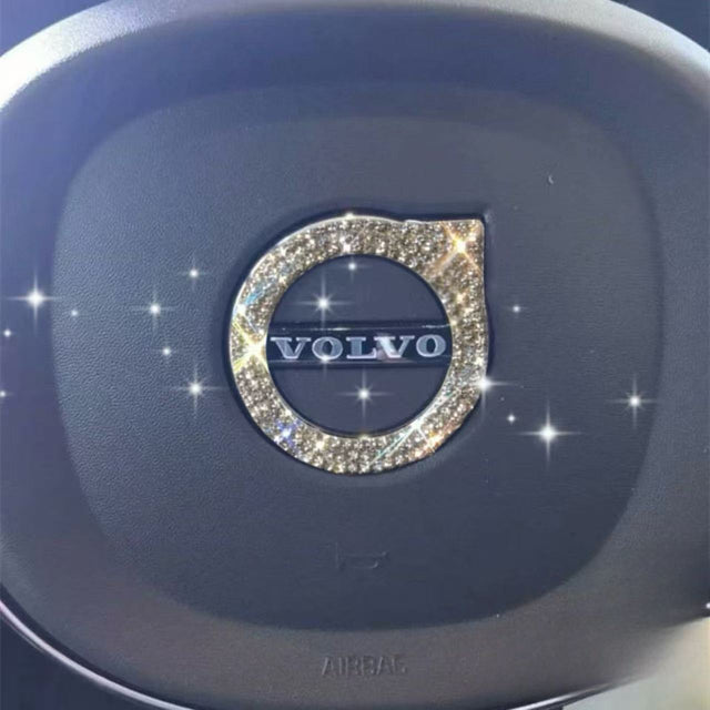 VOLVO Bling Emblem Decal-Front or Rear Trunk or Steering Wheel