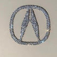 Bling Acura Emblem Decal