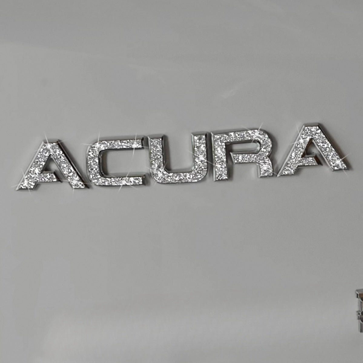 Bling Acura Emblem Decal
