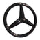 Black Bling Mercedes Rhinestone Front Emblem One-Piece Decal