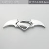 3D Chrome Metal Bat Car Decal Bumper Sticker – Carsoda