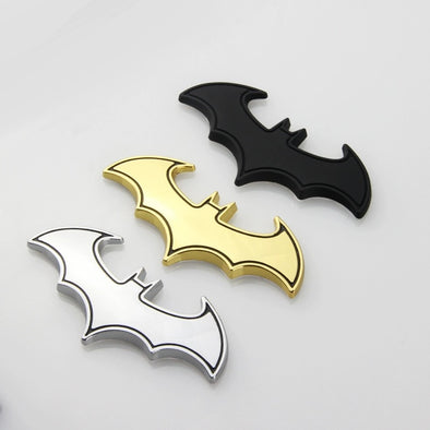 3D Chrome Metal Bat Car Decal Bumper Sticker – Carsoda