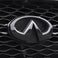 INFINITI Q50 QX70 Chrome Logo Black Emblem Carbon Fiber Material Badge