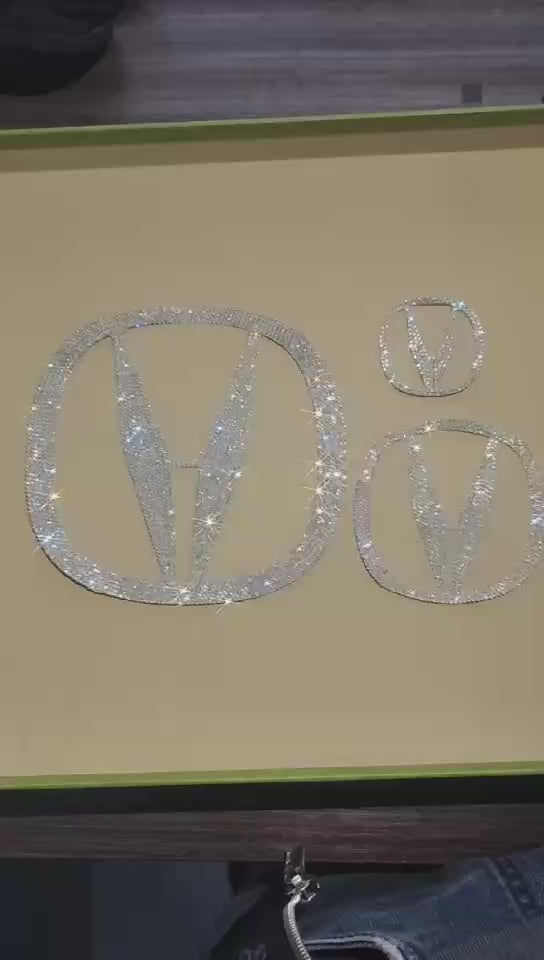 Bling Acura Emblem Decal