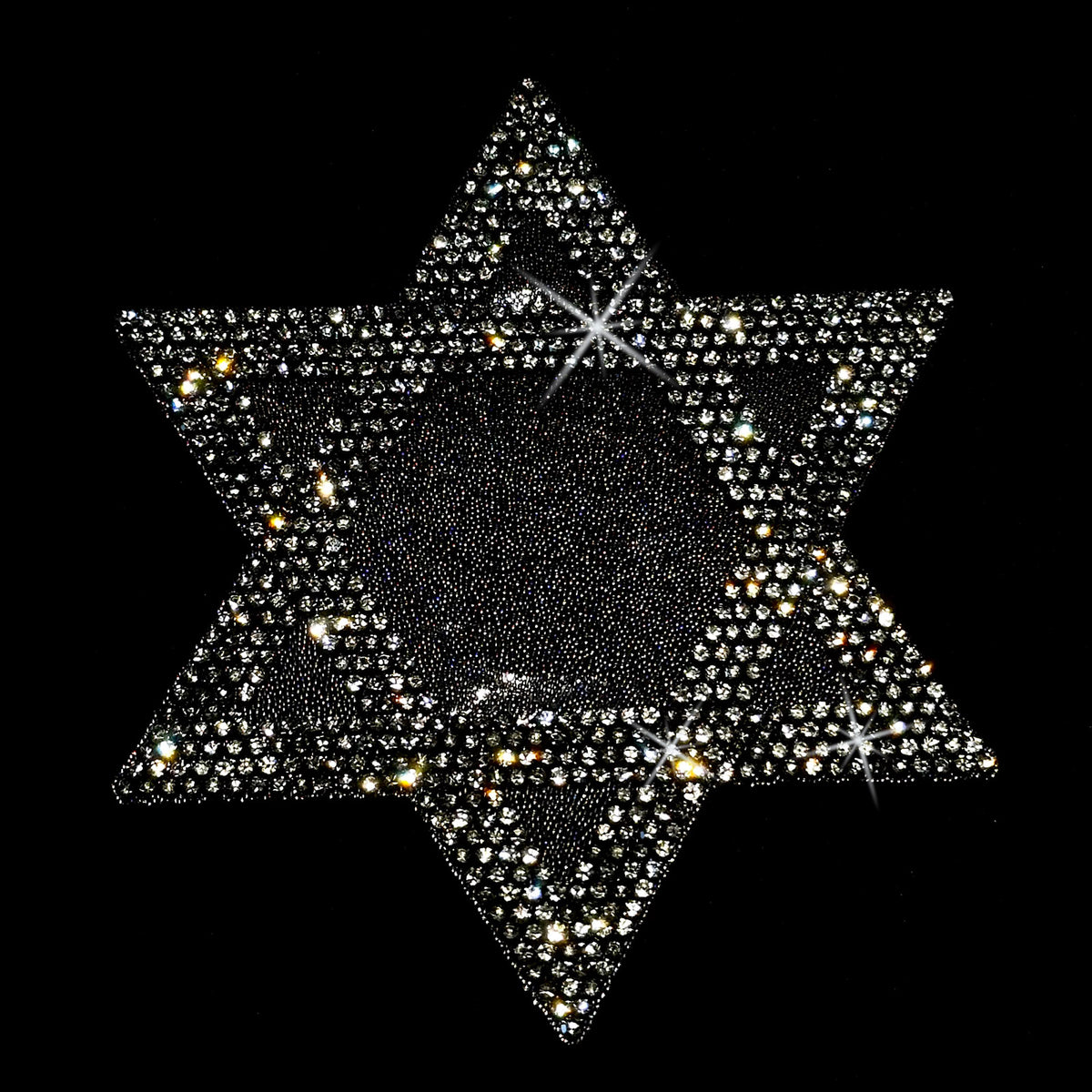 Star of David Sign Bling Decal, Jewish Symbol Rhinestones Sparkling St ...