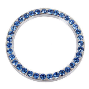 Crystal Bling Ring Car Sticker Ring For Start Engine Key Ignitions