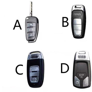 Audi Cute Key Fob Cover Case Protector - Purple, Silver, Gray, Black，