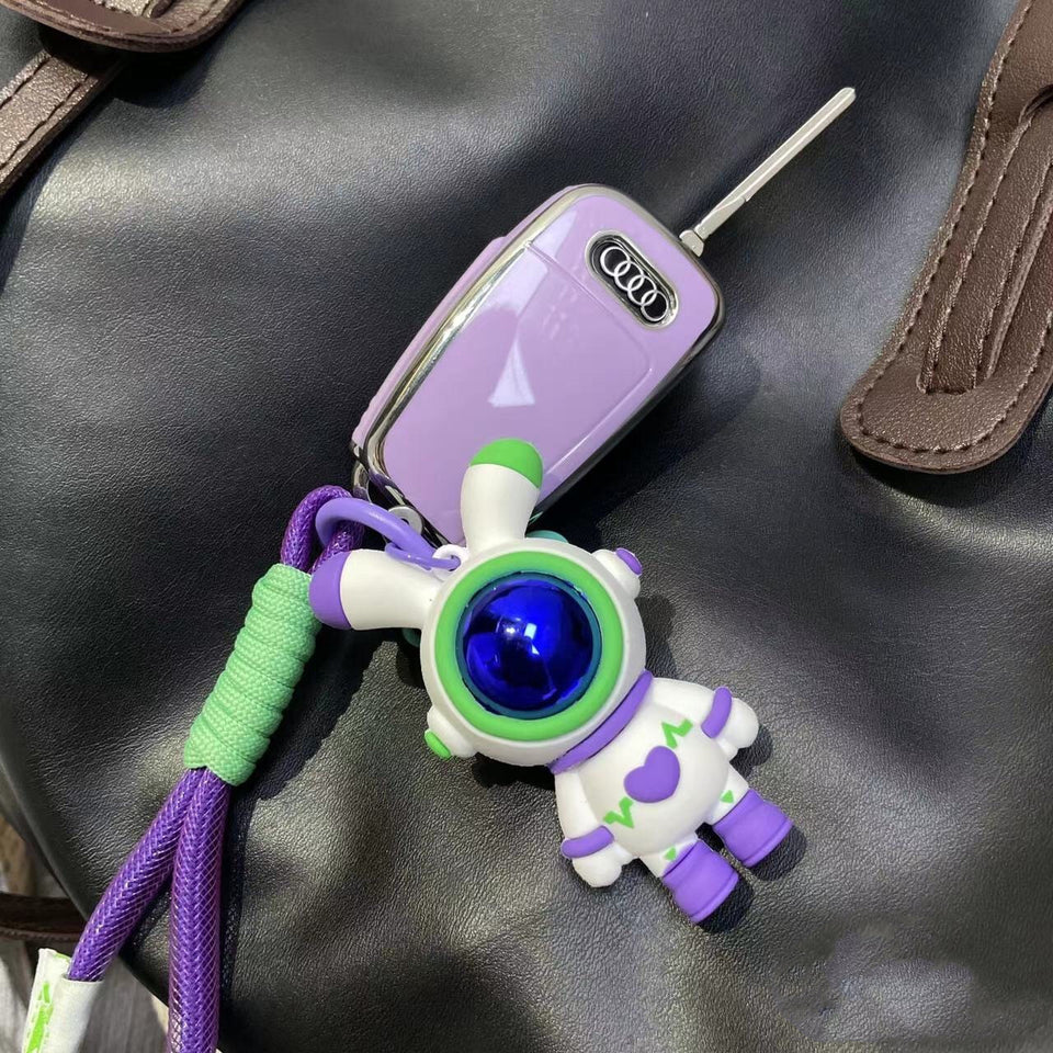 Audi Cute Key Fob Cover Case Protector - Purple, Silver, Gray, Black，