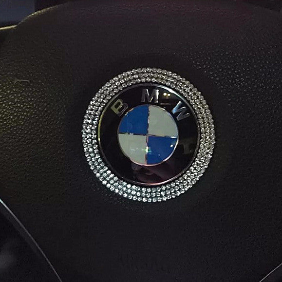 BMW Bling Steering Wheel LOGO Decal