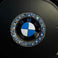 BMW Bling Steering Wheel LOGO Sticker Decal