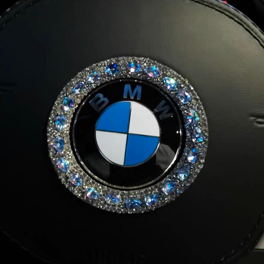BMW Bling Steering Wheel LOGO Sticker Decal