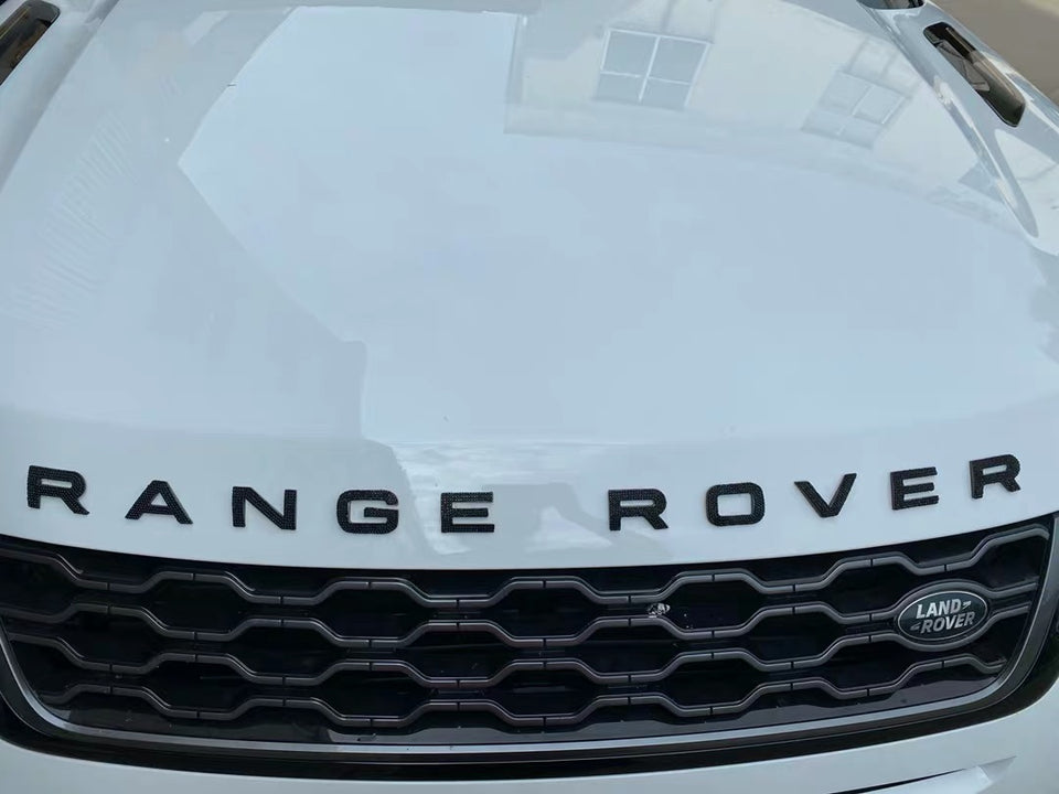Black Bling Range Rover Decal - Front or Rear