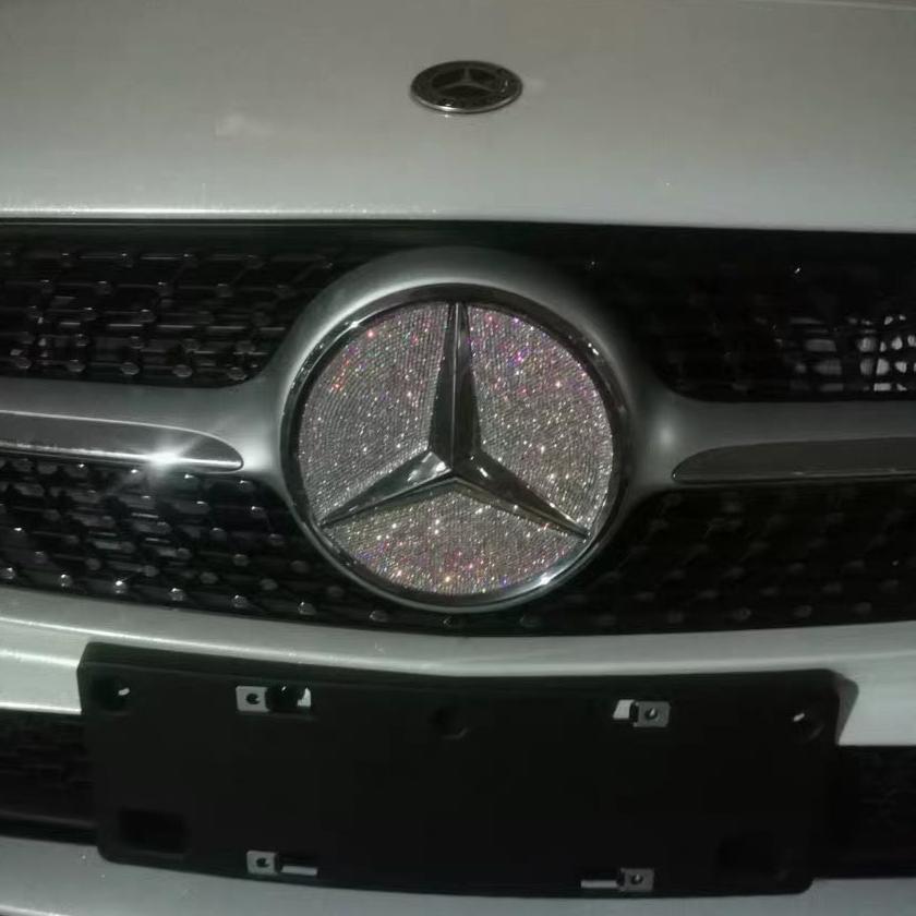 Bling Filling Mercedes Benz Decal for Front Grille Emblem