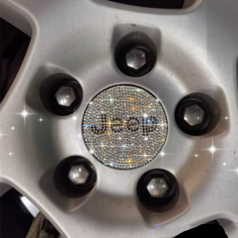 Bling Jeep LOGO Stickers for Tire Hubcaps
