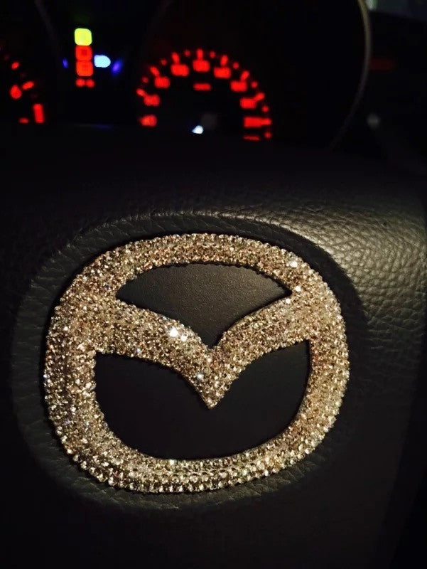 Bling Steering Wheel Decal for Mazda