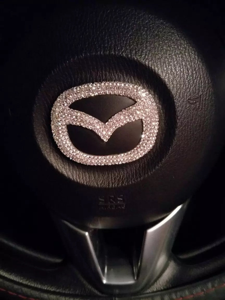 Bling Steering Wheel Decal for Mazda