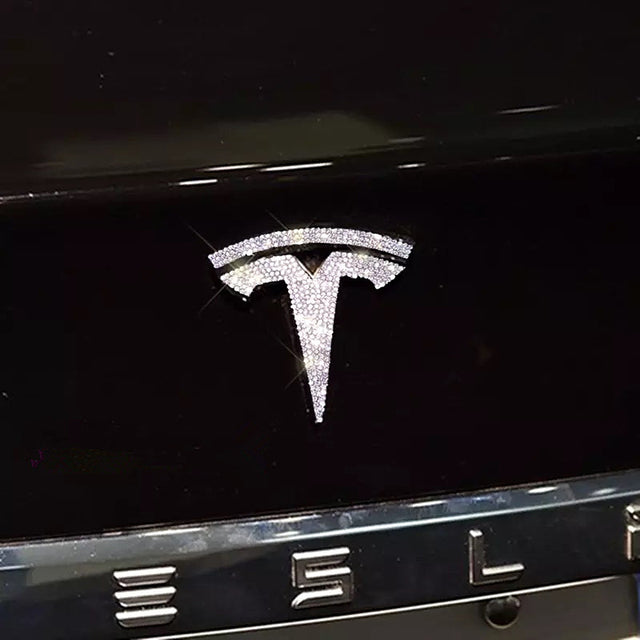 Bling Tesla Decal - Front or Rear Trunk