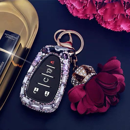 Chevy Bling Car Key Holder with Rhinestones