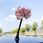 Cute Pink Bow Flower Car Antenna Topper Decoration