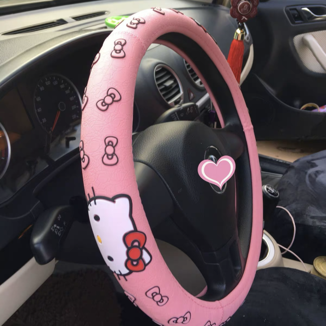 Cat Meow Silicone Anti-slip Cooling Steering wheel cover