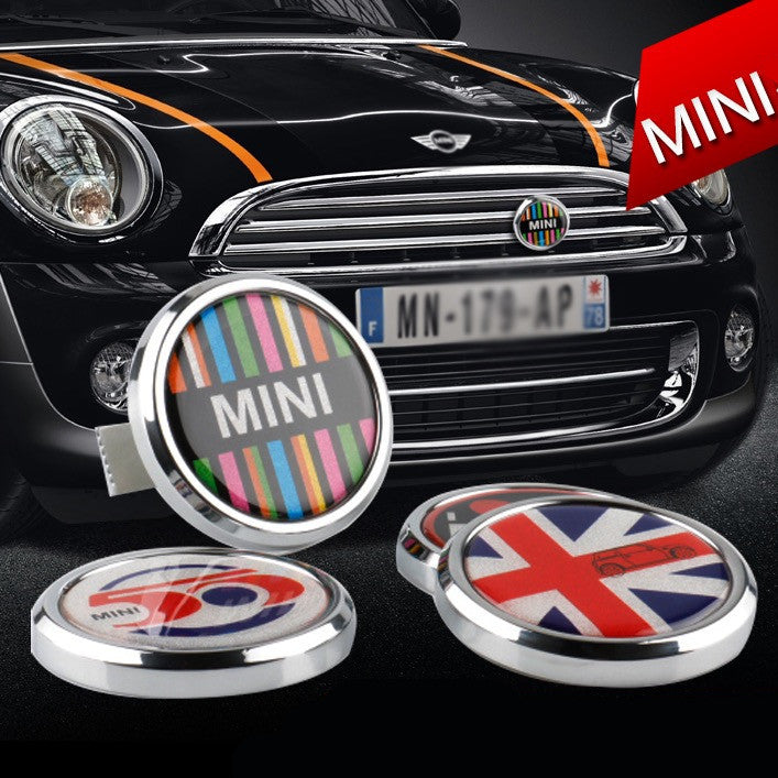 Mini Cooper Front Bumper Grill Emblem Badge