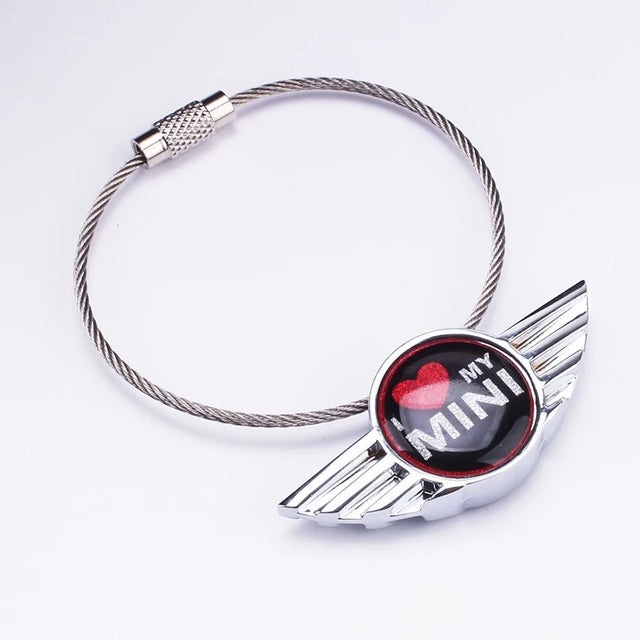 Mini Cooper Key Chain Keychain Key Ring Holder