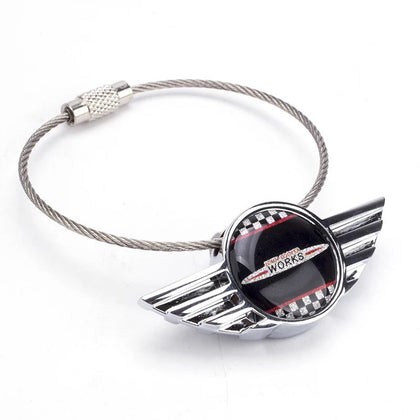 Mini Cooper Key Chain Keychain Key Ring Holder