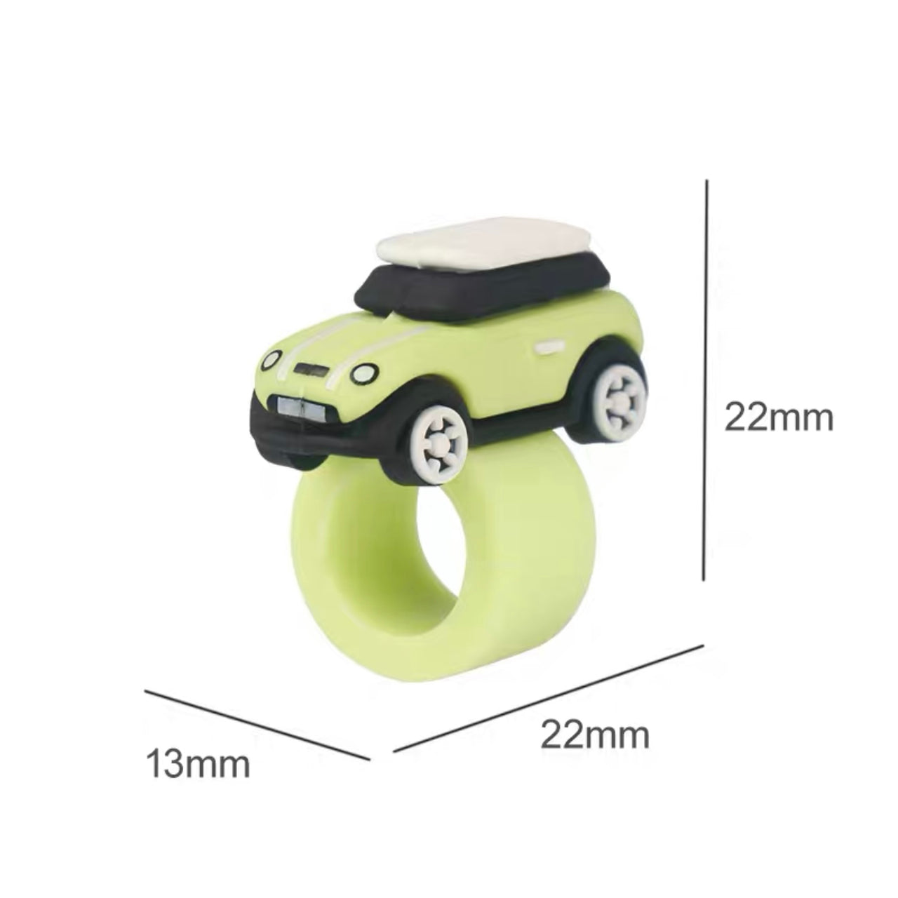 Mini Cooper Center Console AC Control Buttons Ring Decorations - Mini