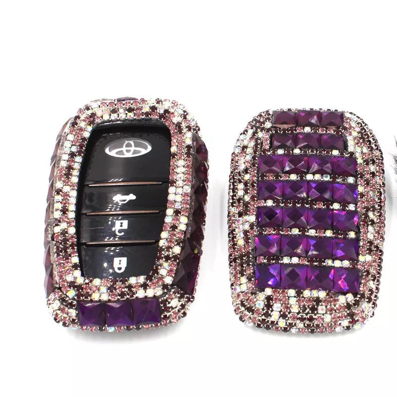 Bling Car Key Holder with Rhinestones for TOYOTA