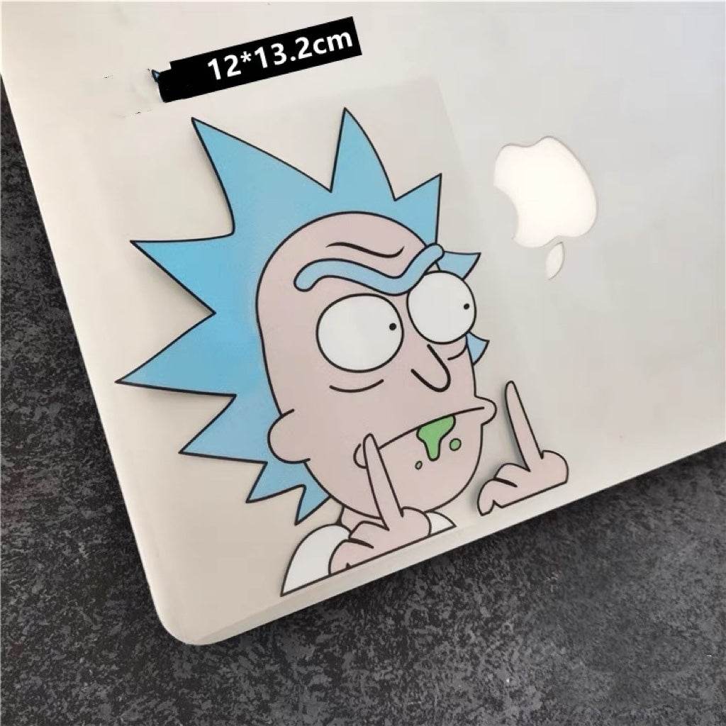 Middle finger Cartoon Car Decal Sticker – Carsoda