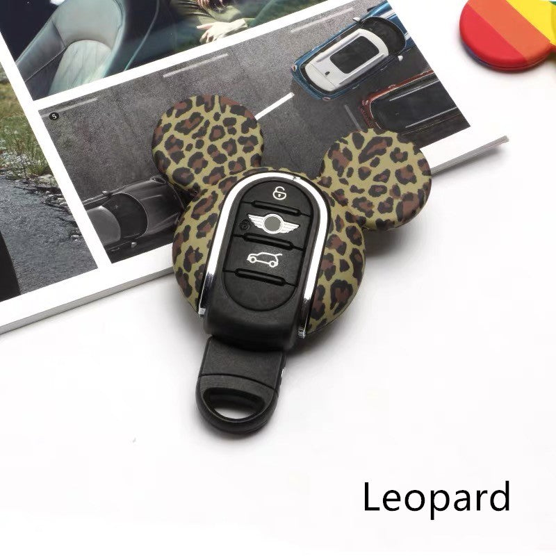 Mini Cooper Mickey Minnie Mouse Inspired Key Fob Cover Case Protector