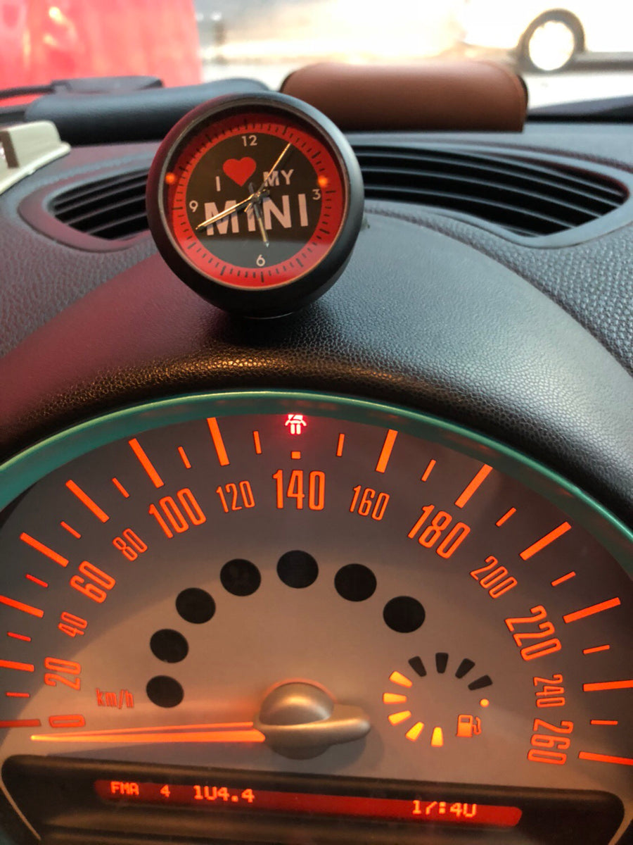 Mini Cooper Non Slip Jack Union LOGO Clock Timer Dashboard Decoration ...