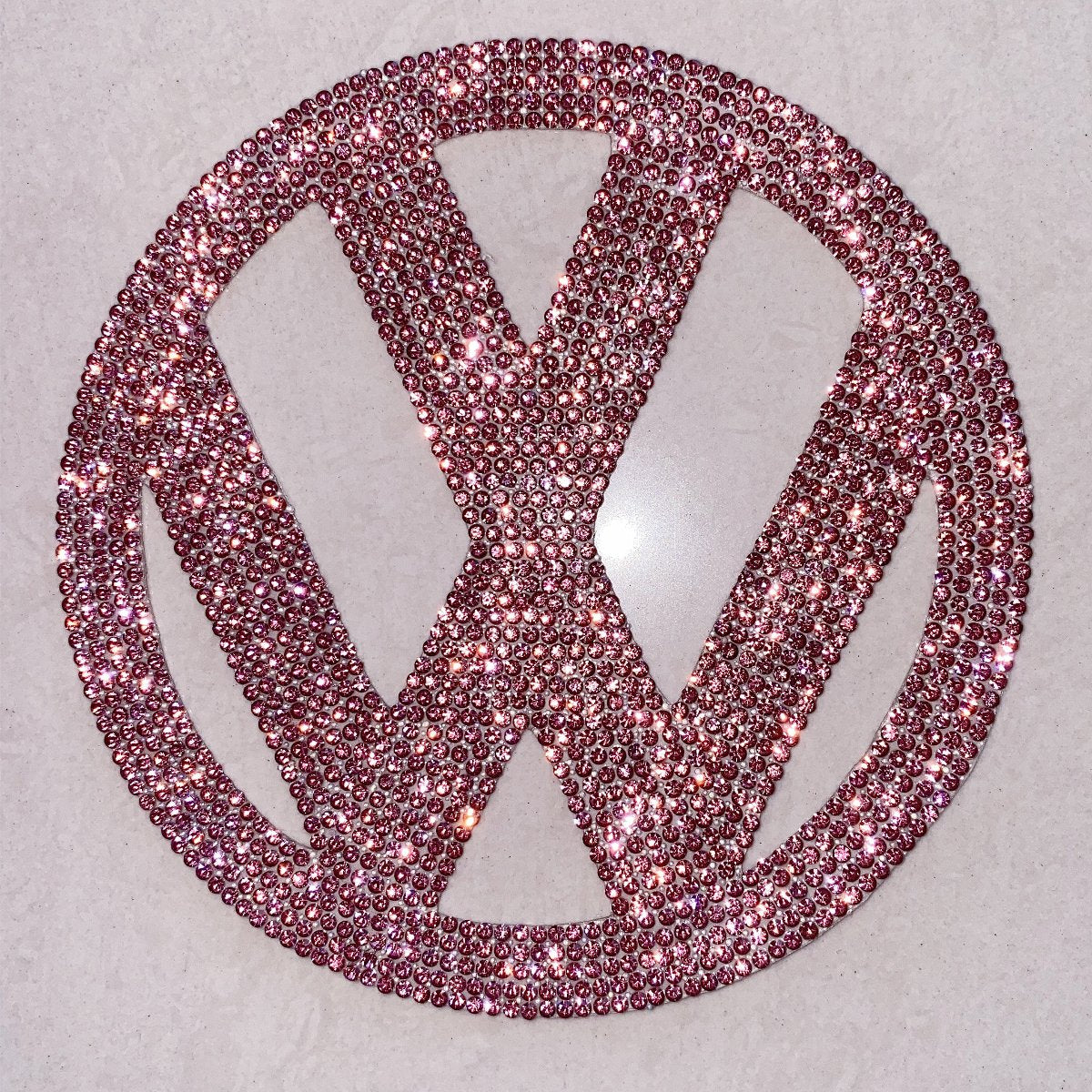 Pink Bling Rhinestones VW Volkswagen Front Grille or Rear Trunk Emblem ...