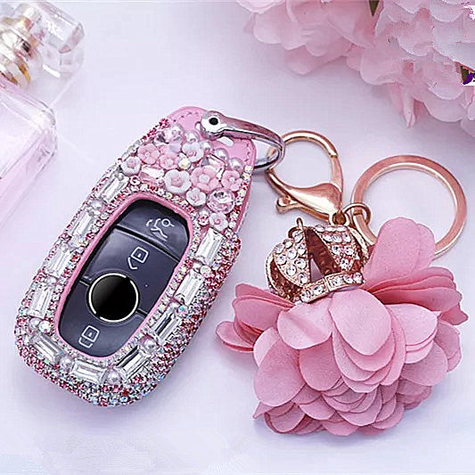 Bling NEW 2018 2019 Mercedes Benz E C S Class Car Key FOB with Rhinest