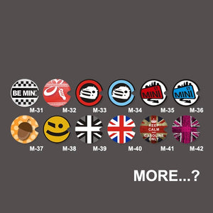 Unique Mini Cooper Gas Tank Cap Cover Sticker Decal (F55 F56)